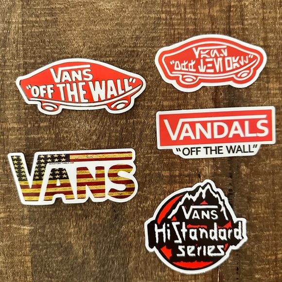 Vans | Accessories | Vans Stickers 5 Unique Stickers | Poshmark